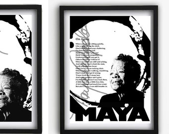 Phenomenal Woman by Maya Angelou Poem Print, Canvas, Framed Print ...