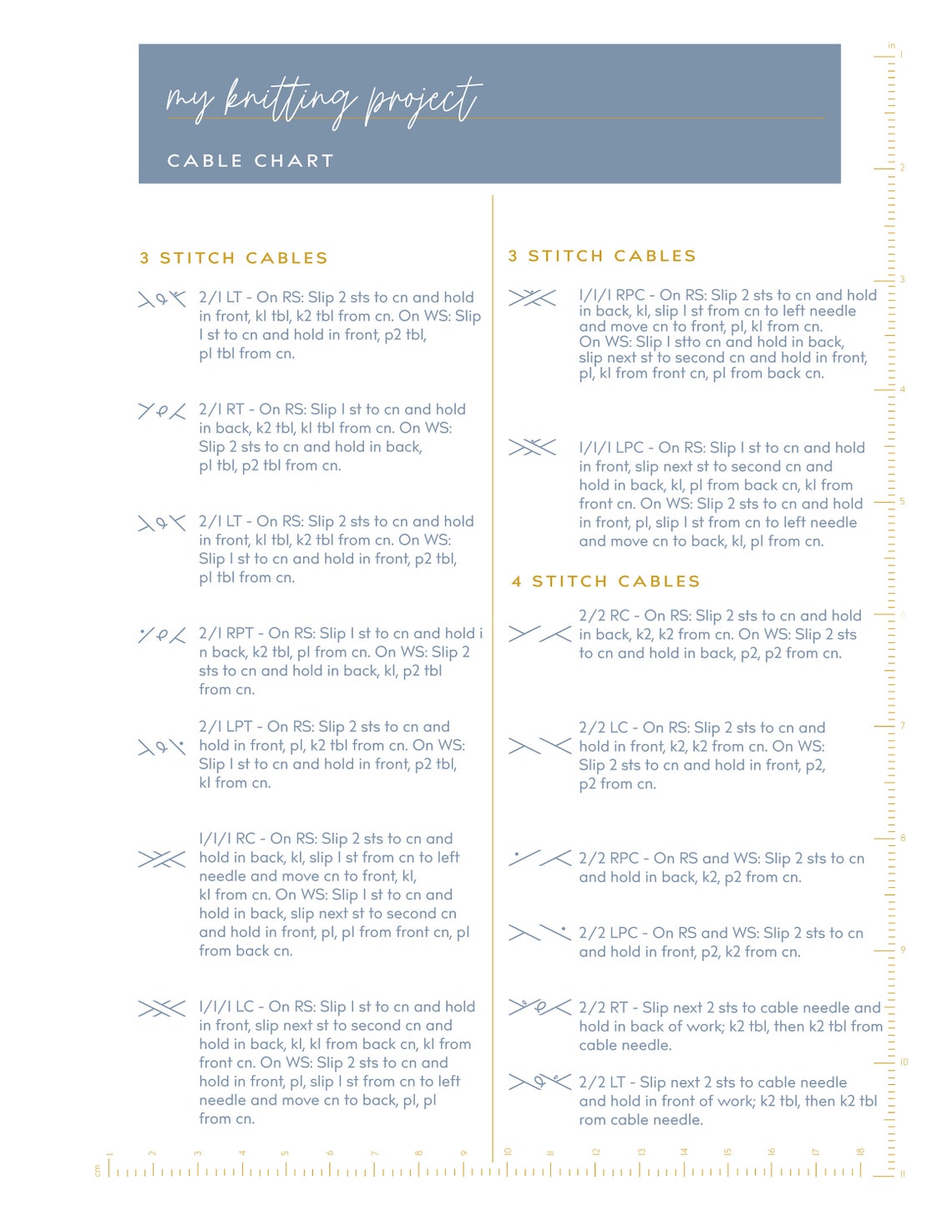 KNITBOOK : Knitting Journal Printable PDF W/ Inspiation Board, Project ...