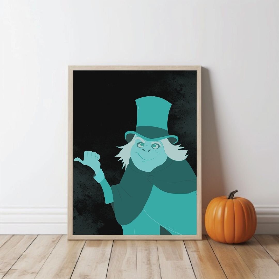Haunted Mansion - Professor Phineas Plump Printable Wall Art Disneyland ...