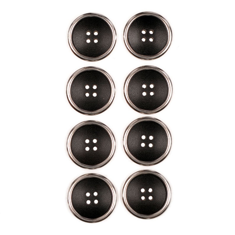 Combination 2 Piece Button 4 Hole Leather Textured - Etsy