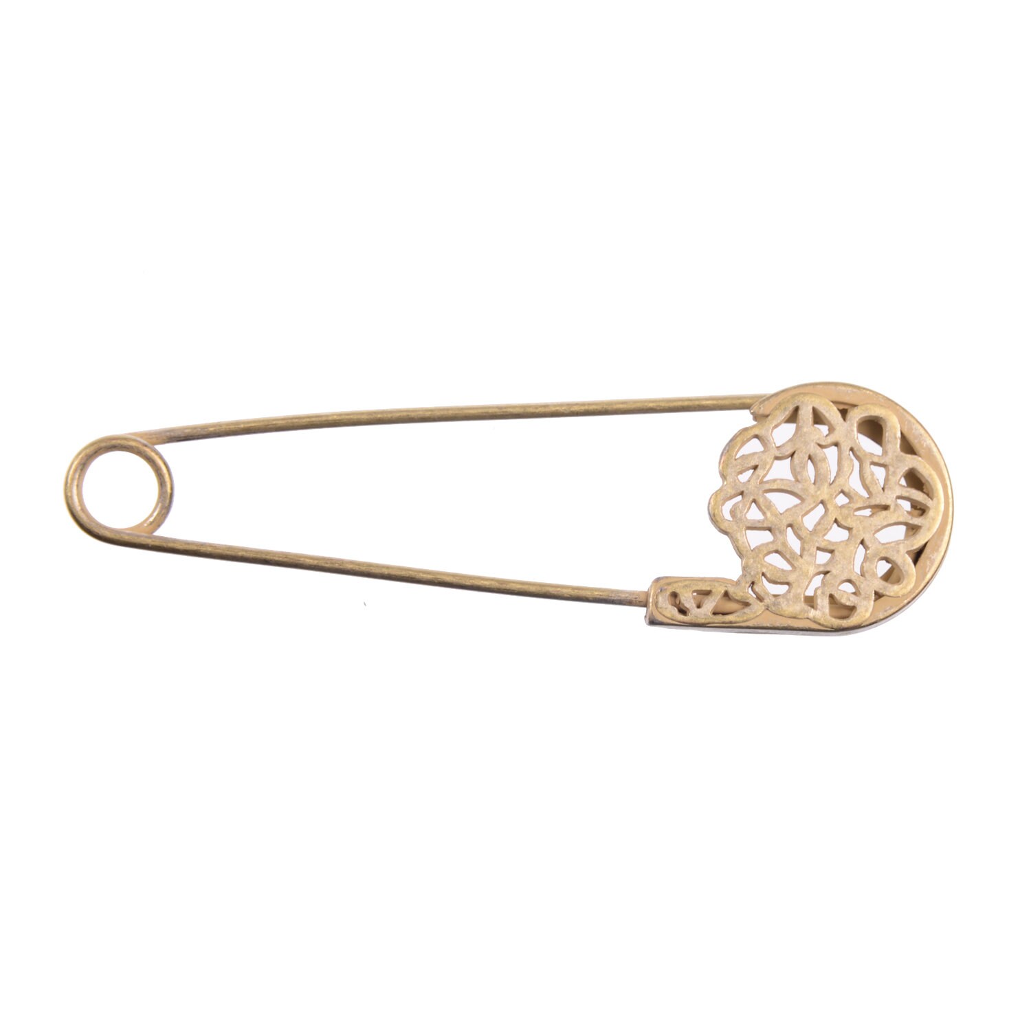 Zinc Die Cast Kilt Pin 3 Round Perforated Filigree - Etsy