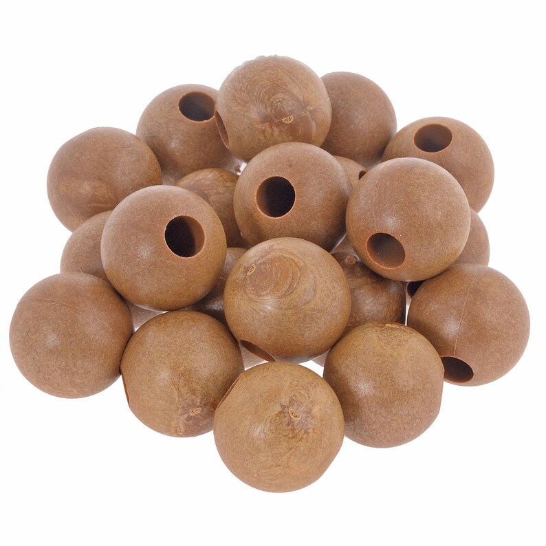 Round Full Ball Crafting Bead 18mm dia Nylon Material | Etsy