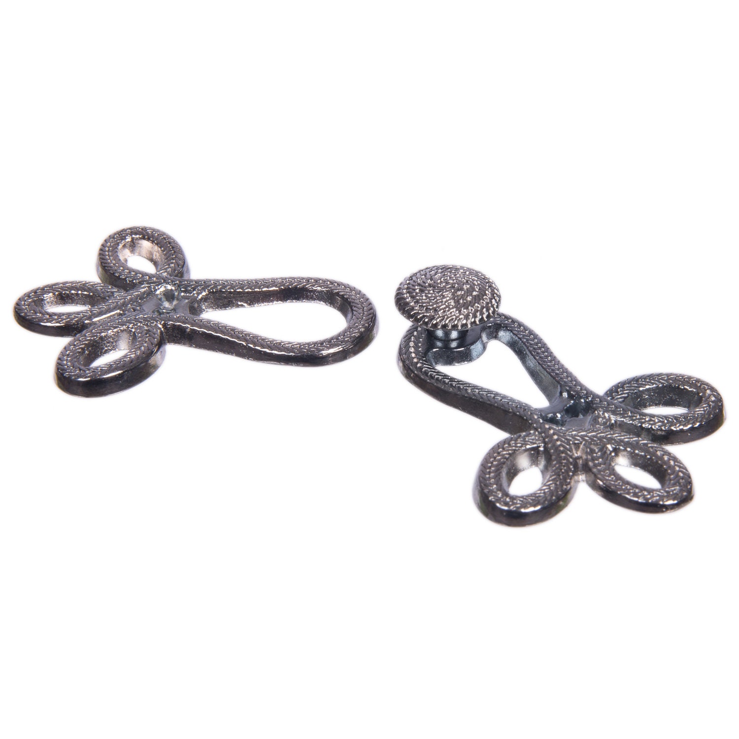 Zinc Die Casted Triple Knot Braid Chinese Frog Closure | Etsy