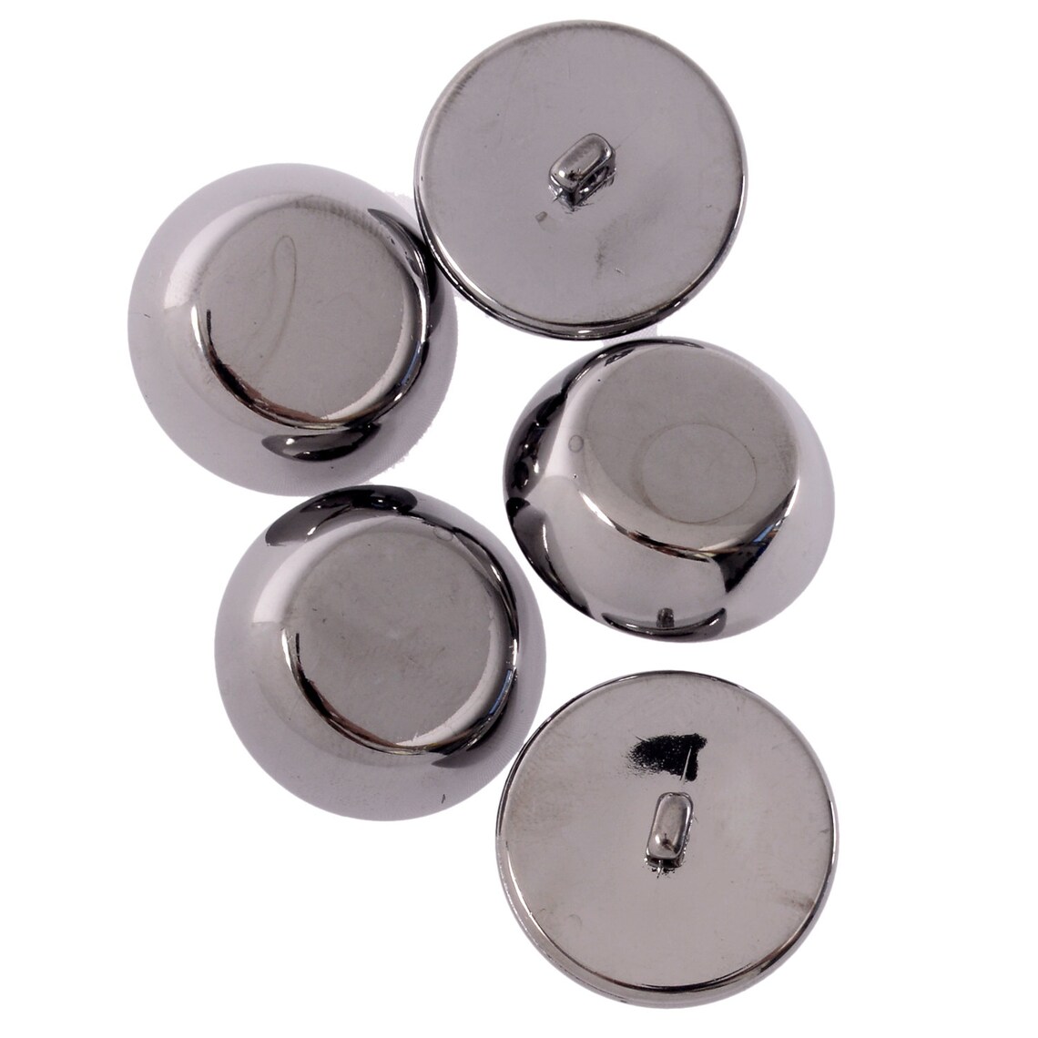 ABS Metal Plated Shank Button Dome Shape With Flat Top | Etsy