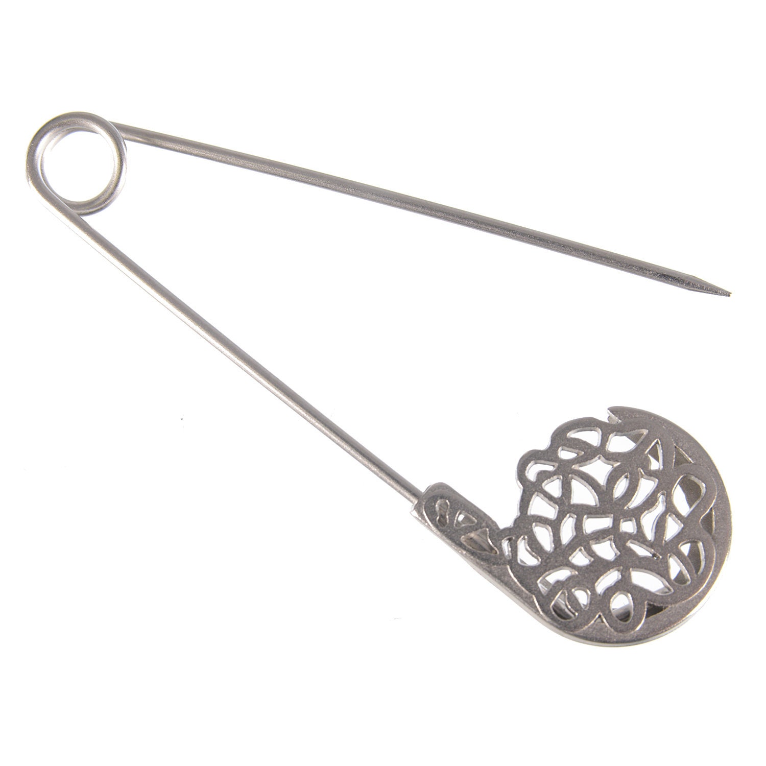 Zinc Die Cast Kilt Pin 3 Round Perforated Filigree - Etsy