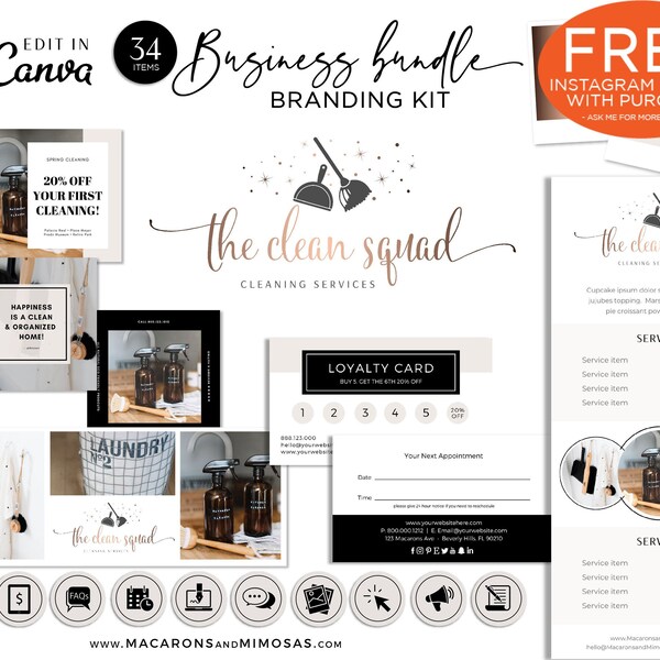 Cleaning Canva Logo - Etsy