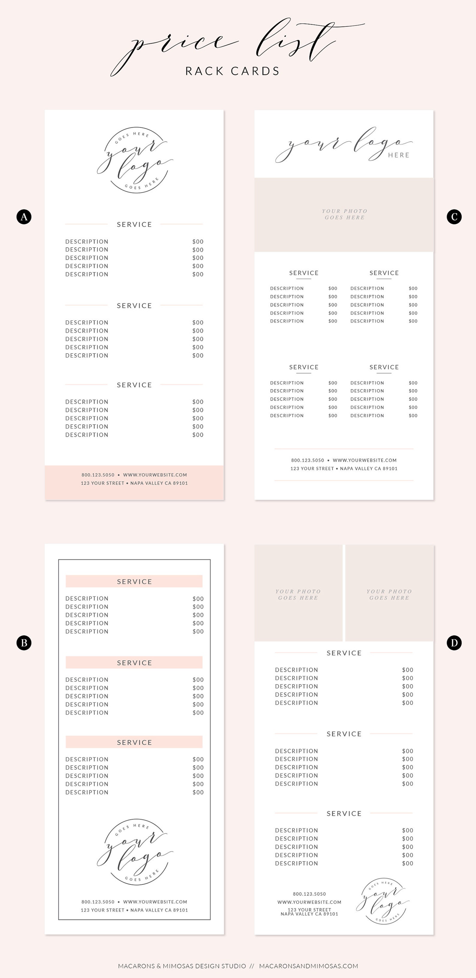 Logo Branding Kit Mini Branding Kit Logo Design Premade - Etsy