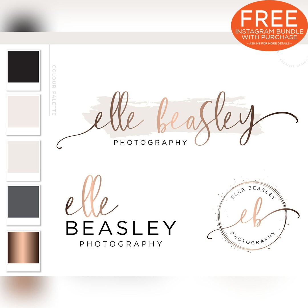 Logo Branding Kit, Mini Branding Kit, Logo Design, Premade Logo ...