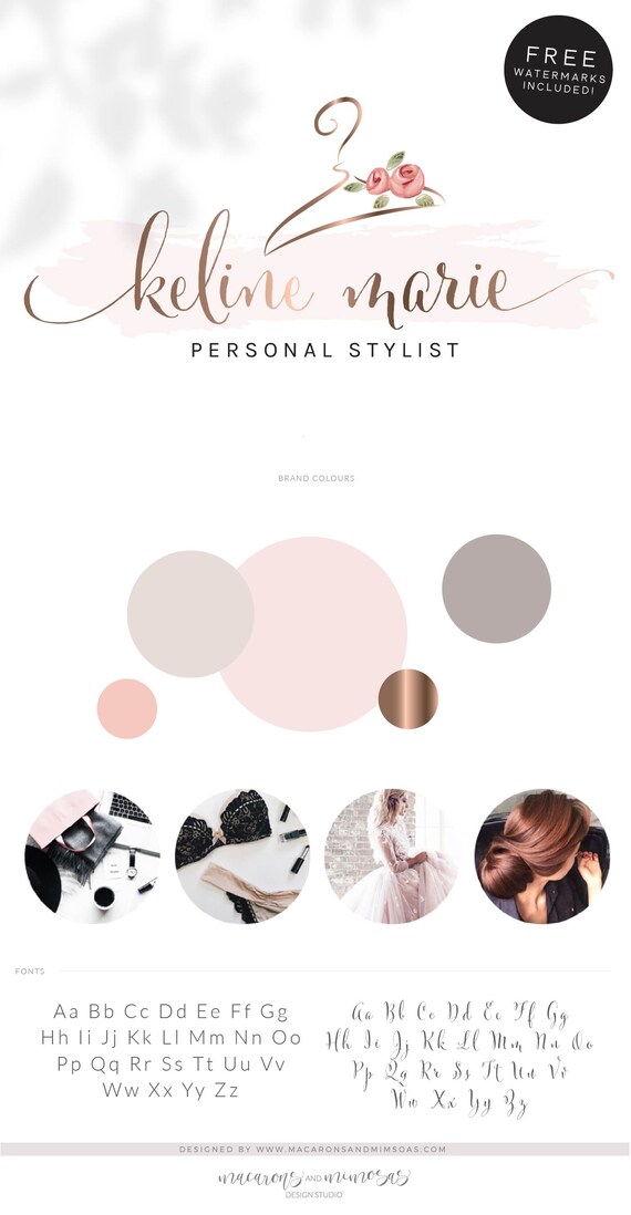 Girls Business Logo for Fashion Boutique Personal Stylist or Blogger ...
