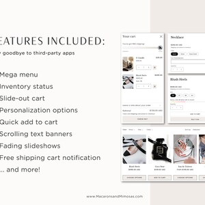 Shopify Theme Template, Minimal Shopify Website, Shopify Store Banner ...