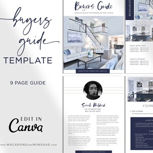 Buyers Guide Template, Real Estate Presentation Marketing Listing for ...