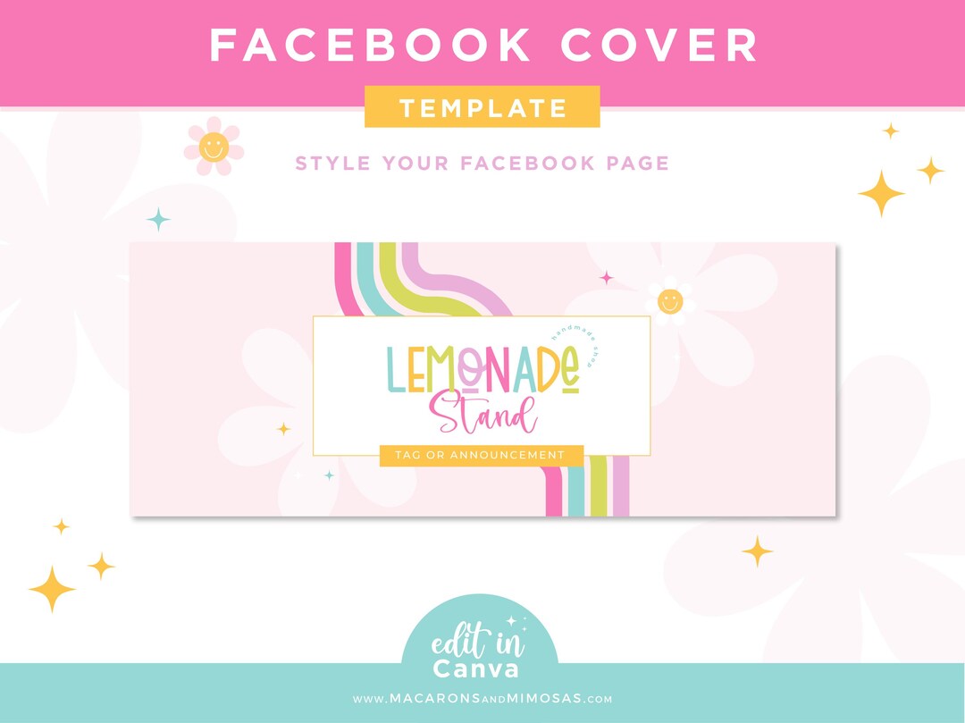 Social Media Templates Canva, Facebook Banner Cover Image, Bright ...