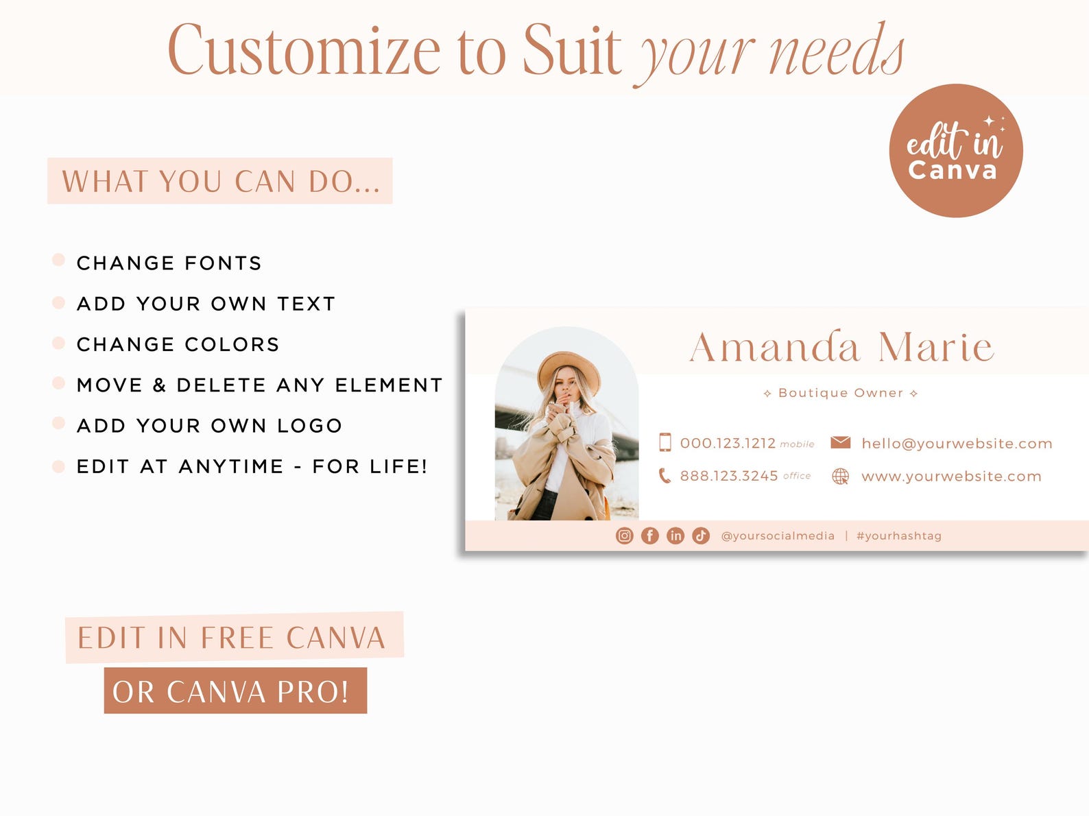 Email Signature Template Logo, Best Seller Photographer Marketing Tool ...