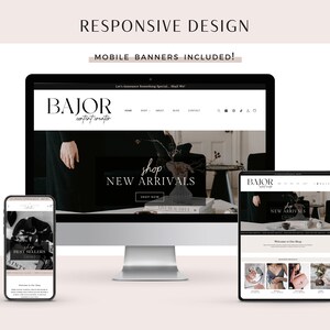 Shopify Theme Template, Minimal Shopify Website, Shopify Store Banner ...