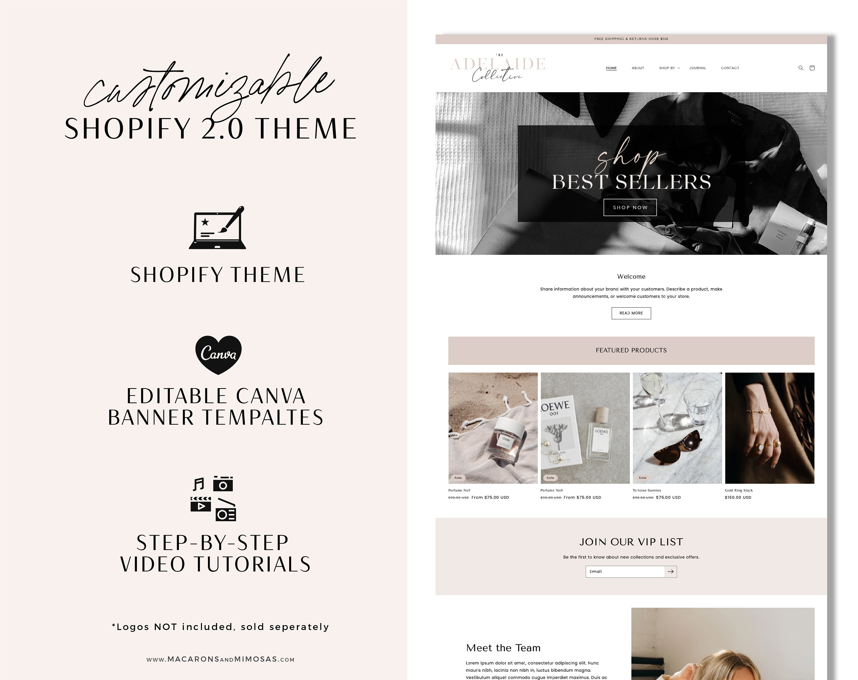 Shopify Theme Template Minimal Shopify Store Shopify Store - Etsy