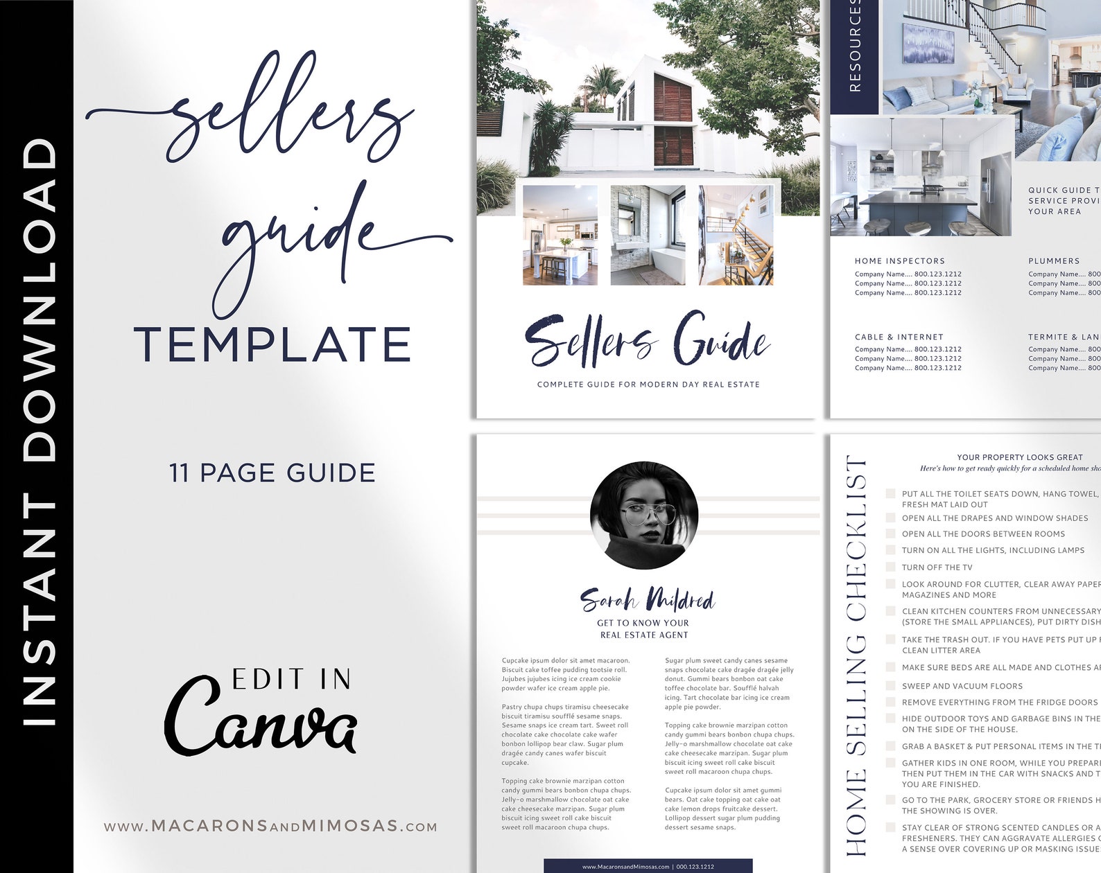 Sellers Guide Template 11 Page Home Selling Packet Moving - Etsy
