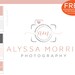 Camera Logo for Photography Watermark Logo Branding Kit Rose - Etsy
