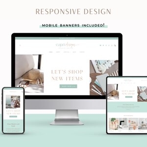 Shopify Theme Template, Minimal Shopify Website, Shopify Store Banner ...