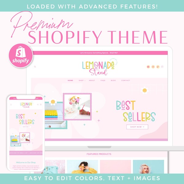 Enchanting Shopify Theme Template | Magic Shopify Website Design ...
