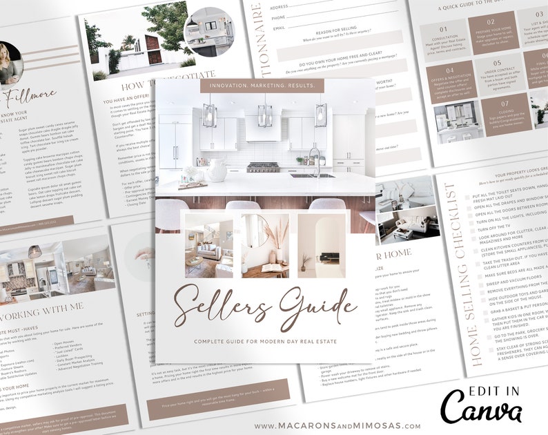 Editable Buyers Packet Real Estate Buyers Guide Template - Etsy