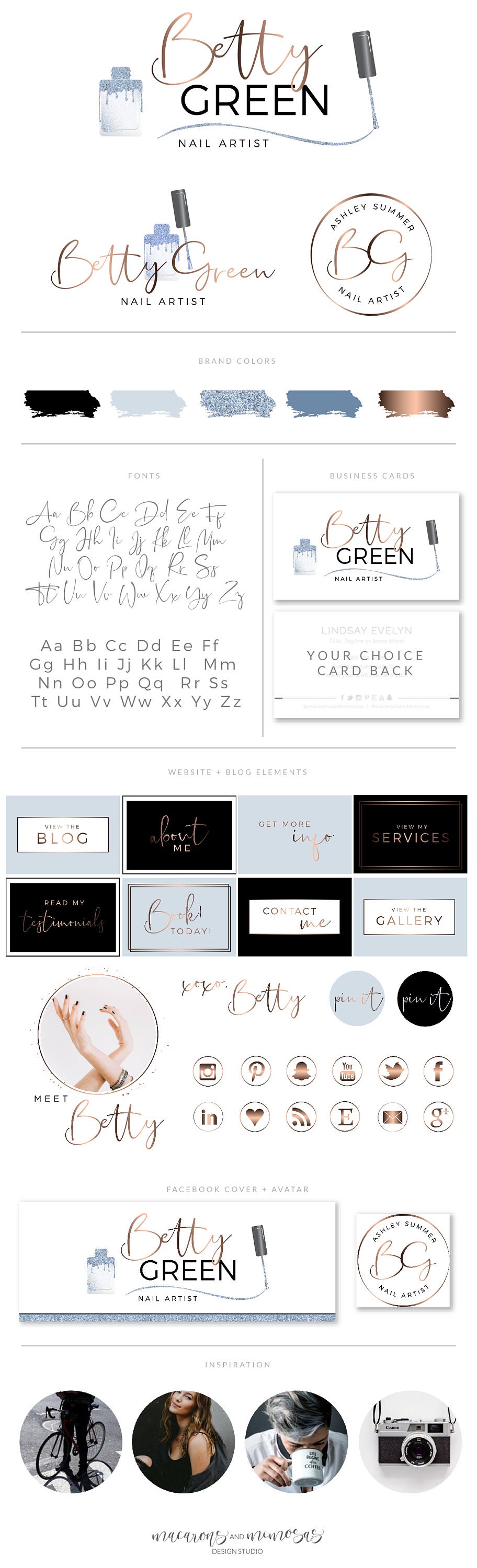 Nail Artist Logo Design for Beauty Nail Extension Salon and | Etsy