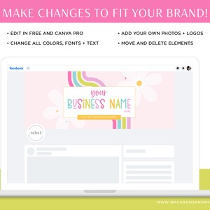 Social Media Templates Canva, Facebook Banner Cover Image, Bright ...