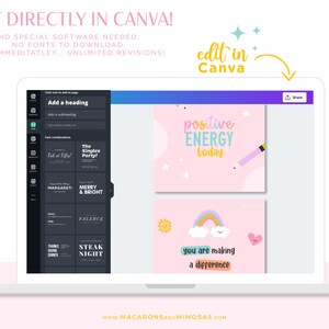 Rainbow Teacher Instagram Post Social Media Templates Bundle for Canva ...