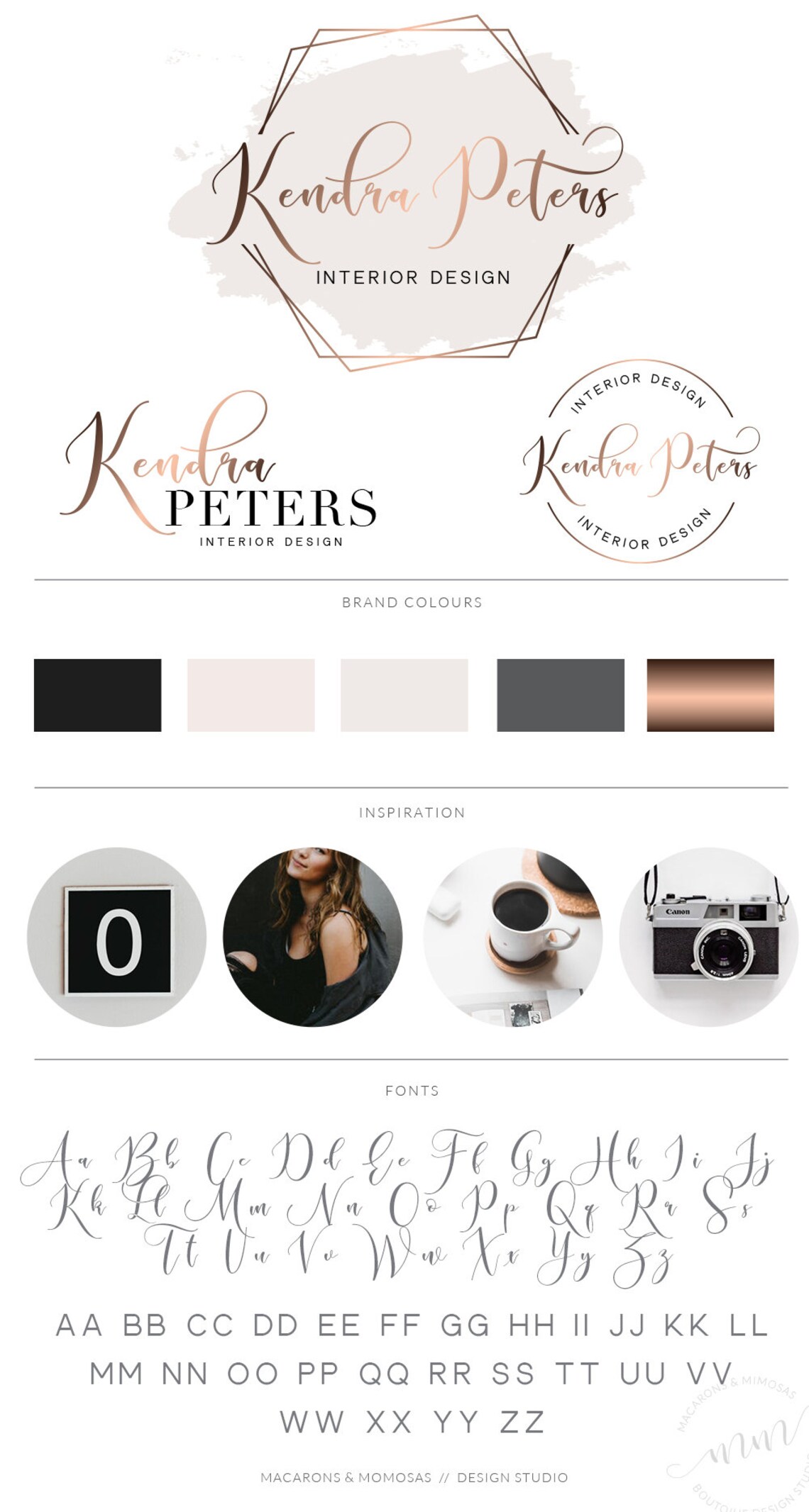 Logo Branding Kit Mini branding kit Premade logo Logo | Etsy