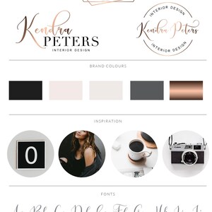 Logo Branding Kit, Mini Branding Kit, Premade Logo, Logo Design ...