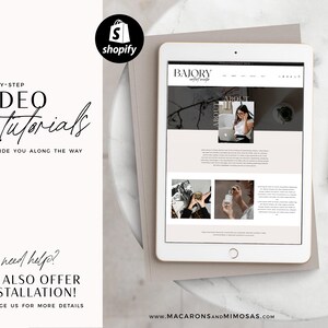 Shopify Theme Template, Minimal Shopify Website, Shopify Store Banner ...