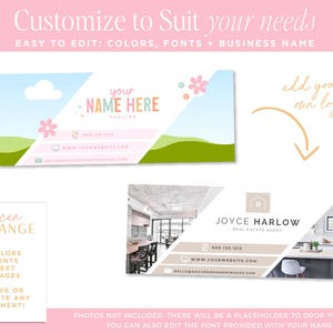 Cute Pastel Facebook Cover Design Template for Small Business Editable ...