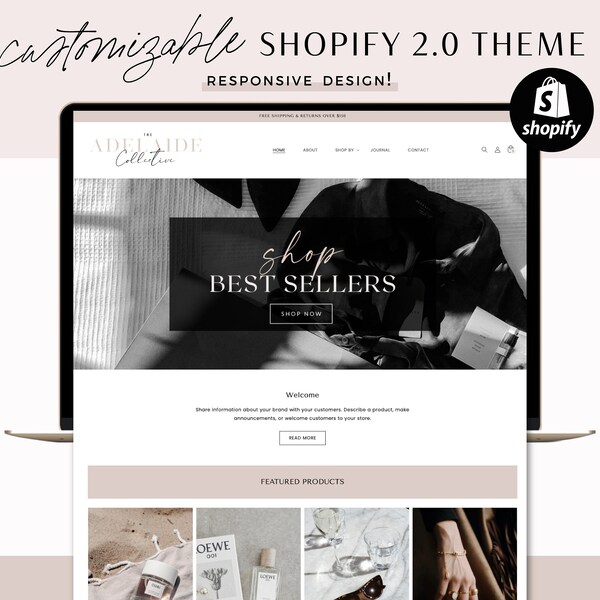 Shopify Clothing Store Template Etsy