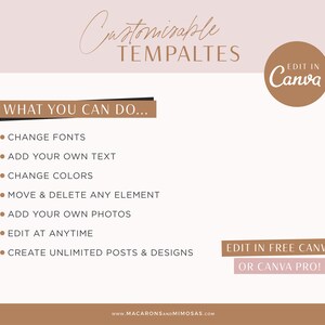 Boho Business Card Template, Canva Digital Business Card Template ...