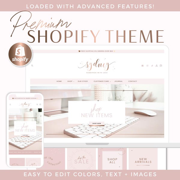 Gold Theme - Etsy