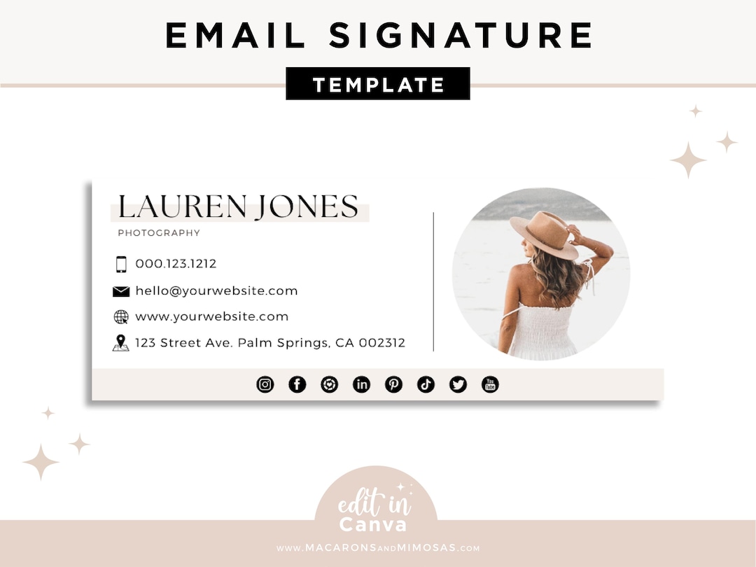 Email Signature Template Minimalist Logo, Best Seller Realtor Marketing ...