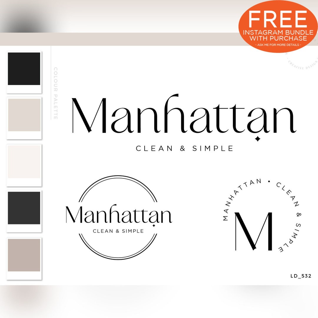 Logo Design, Business Logo Package, Photography Branding Kit Logo ...