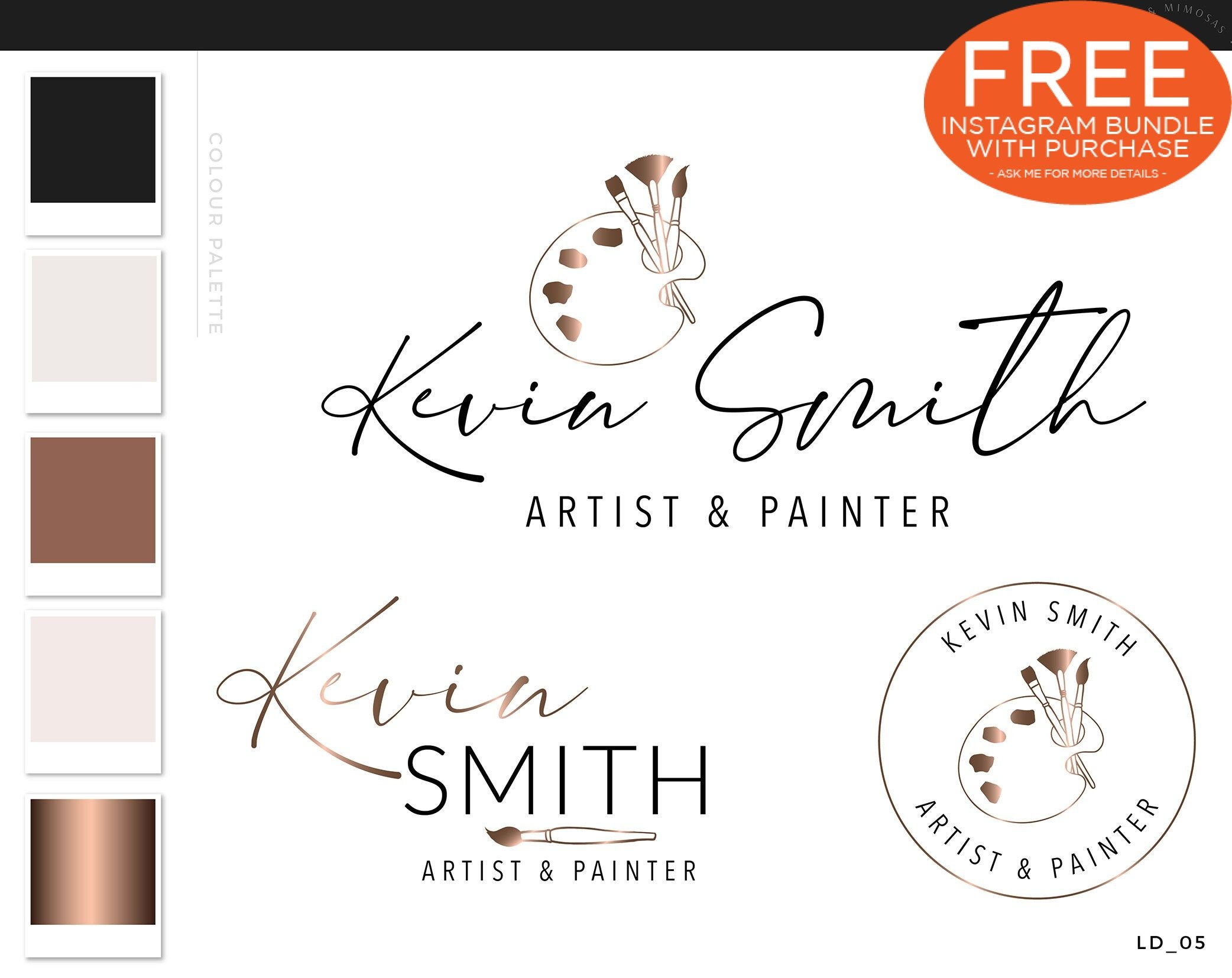 Artist Painter Logo