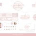 Pretty Logo Design Branding Kit Customized for Boutiques, Photographers ...