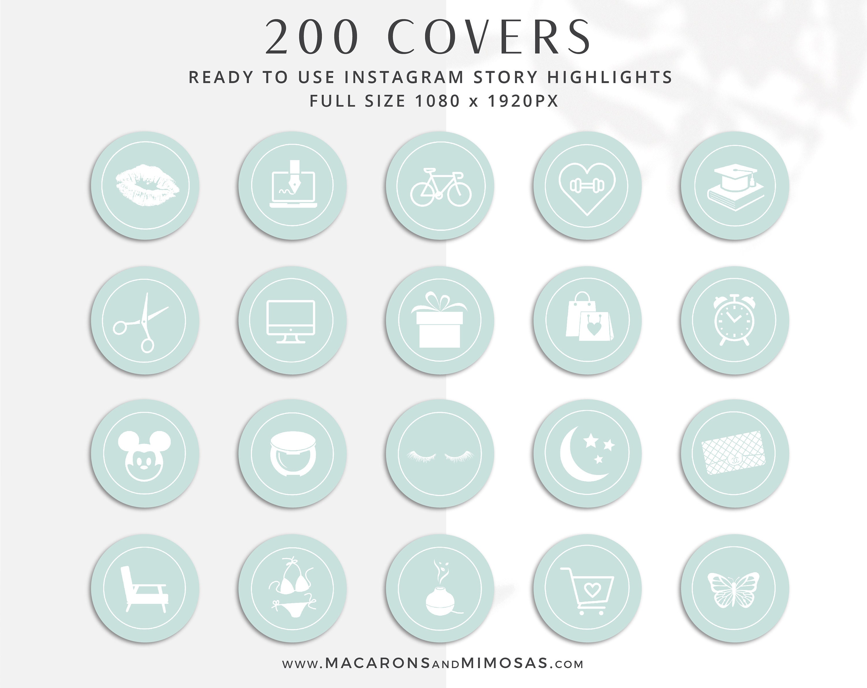 Instagram Highlight Icons Instagram Covers for Stories - Etsy