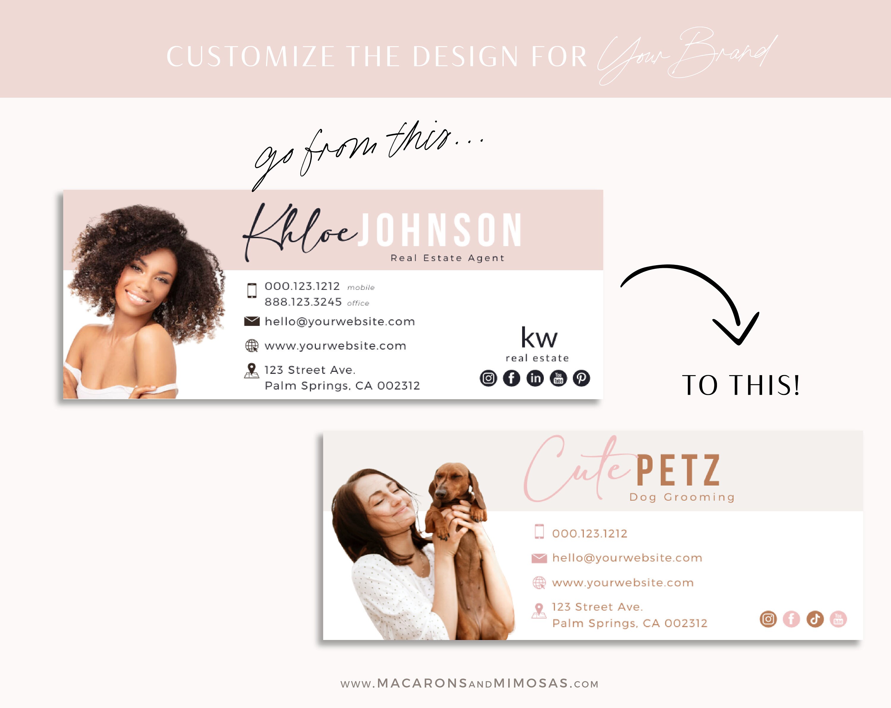 Email Signature Template Logo Best Seller Photographer - Etsy