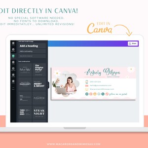 Daisy Email Signature Template for Canva, Gmail Email Signature ...