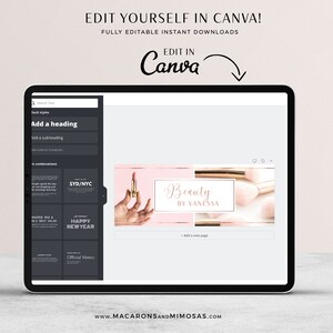 Rose Gold Pink Facebook Cover Photo Template, Facebook Banner Design ...