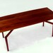 Walnut Coffee Table, Modern Spider Leg Design Influenced by Mid-century ...