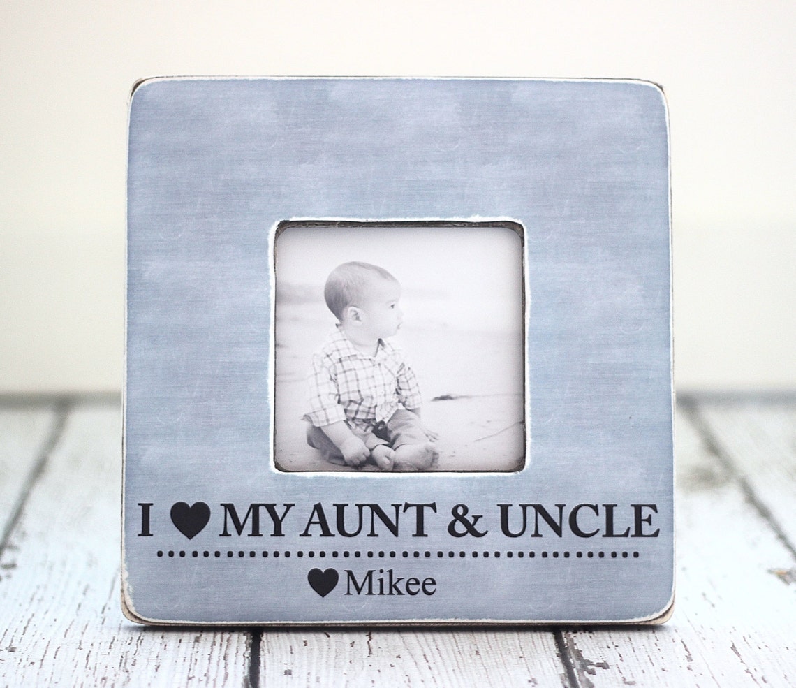 Aunt Uncle GIFT Personalized Picture Frame Auntie Uncle From - Etsy