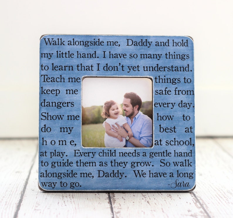 Dad Christmas GIFT Daddy Father Personalized Picture Frame - Etsy