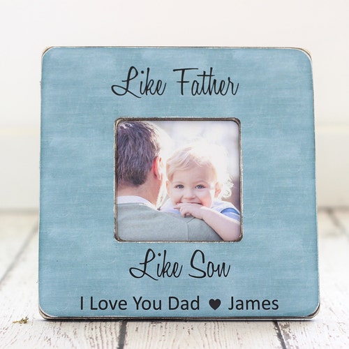 Gift for Dad Gift From Son Father Son Personalized Picture - Etsy