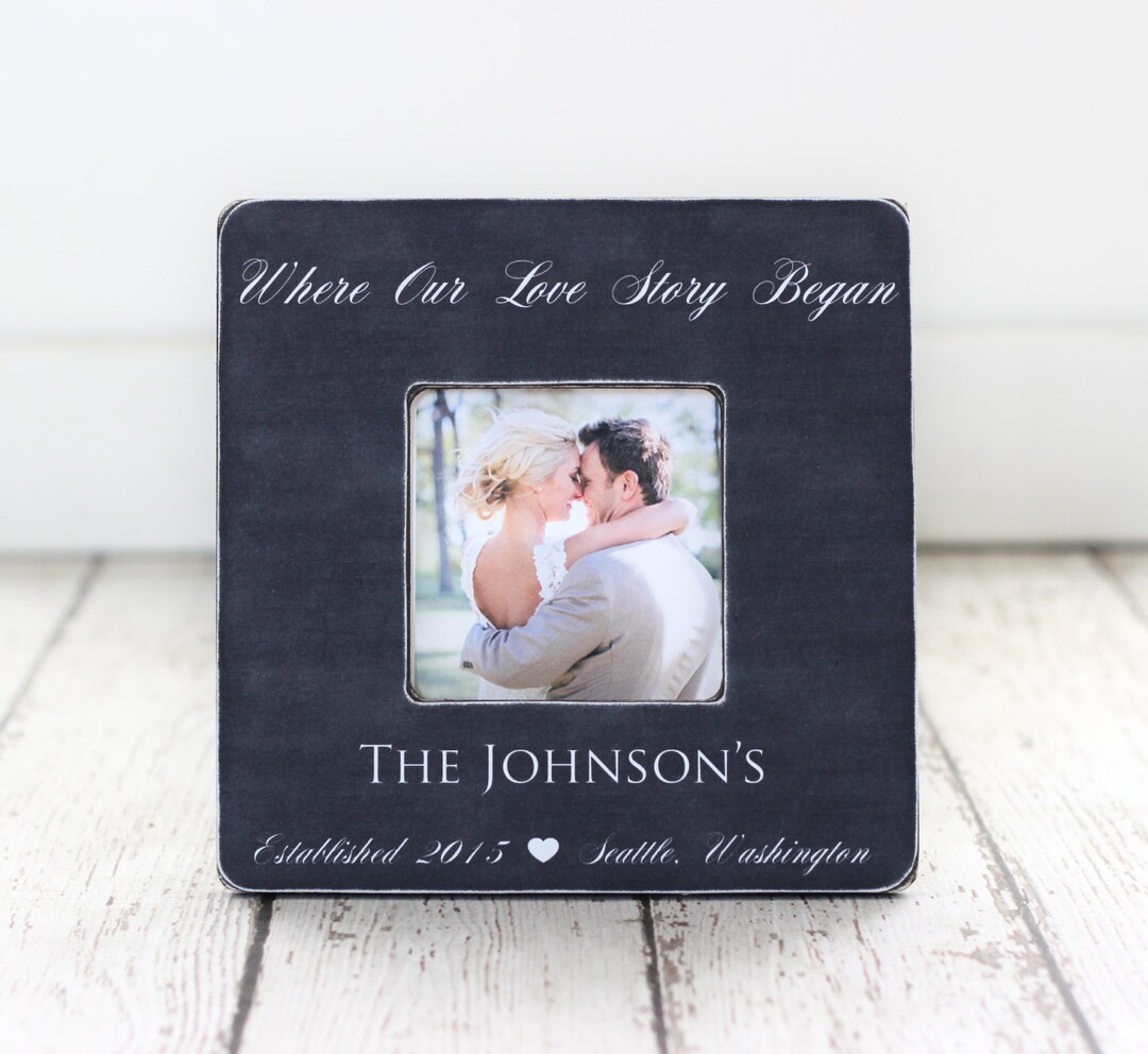 Where Our Love Story Began Personalized Picture Frame GIFT Family ...
