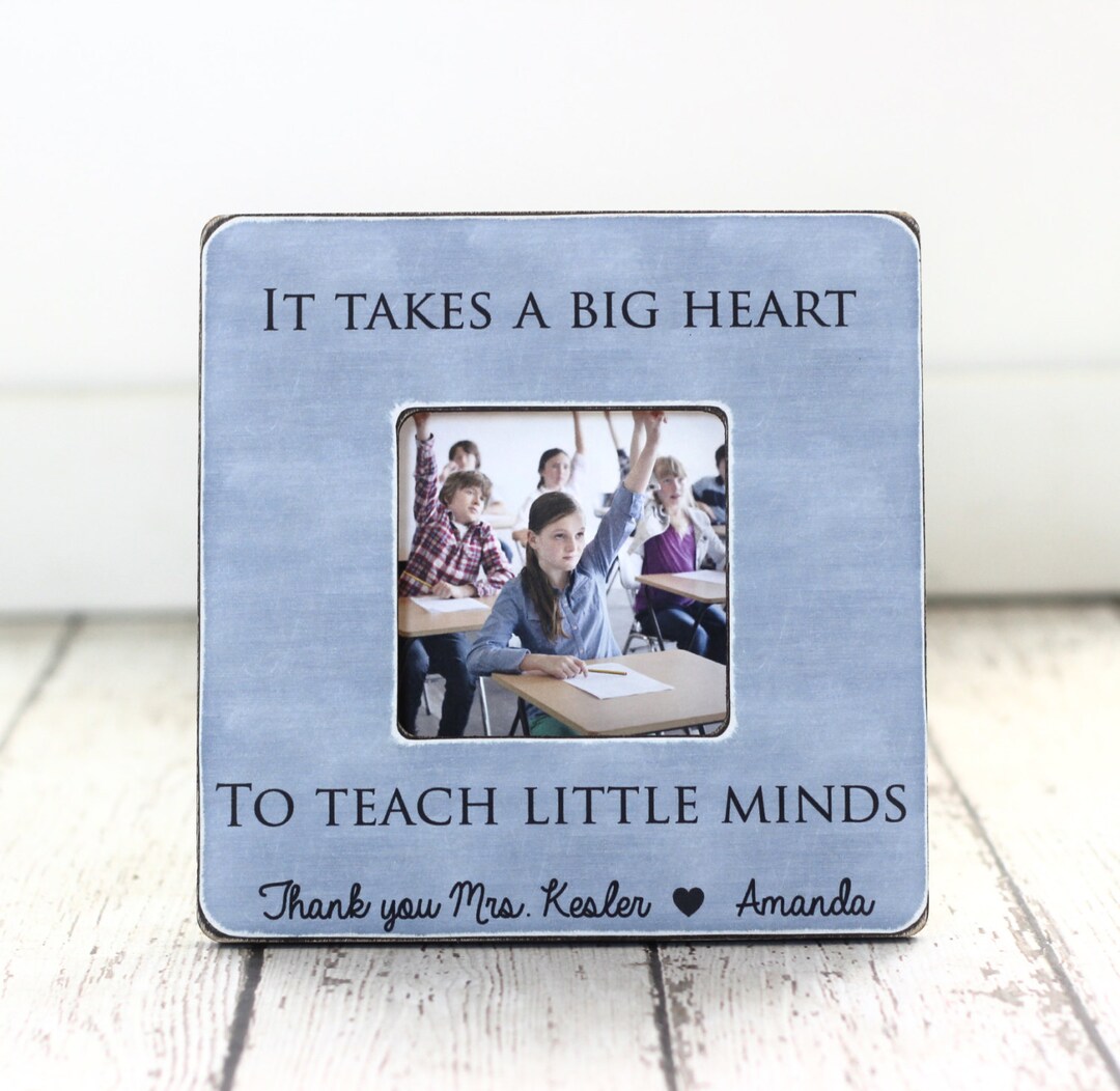 Teacher Personalized Picture Frame GIFT From Student Class Teacher ...