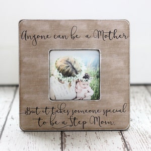Mother's Day Gift Step Mom Stepmother Personalized Picture Frame Anyone ...
