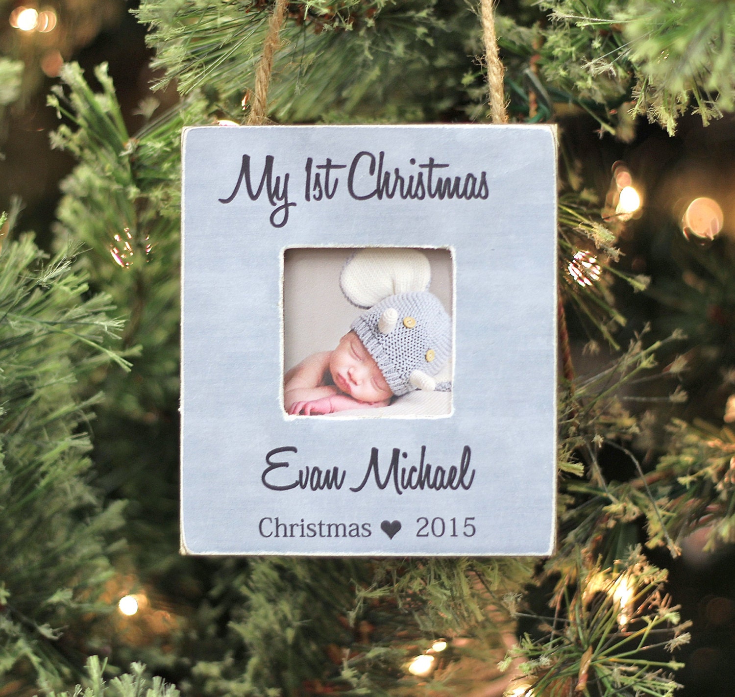 My First Christmas Ornament GIFT Personalized Photo Ornament Designed ...
